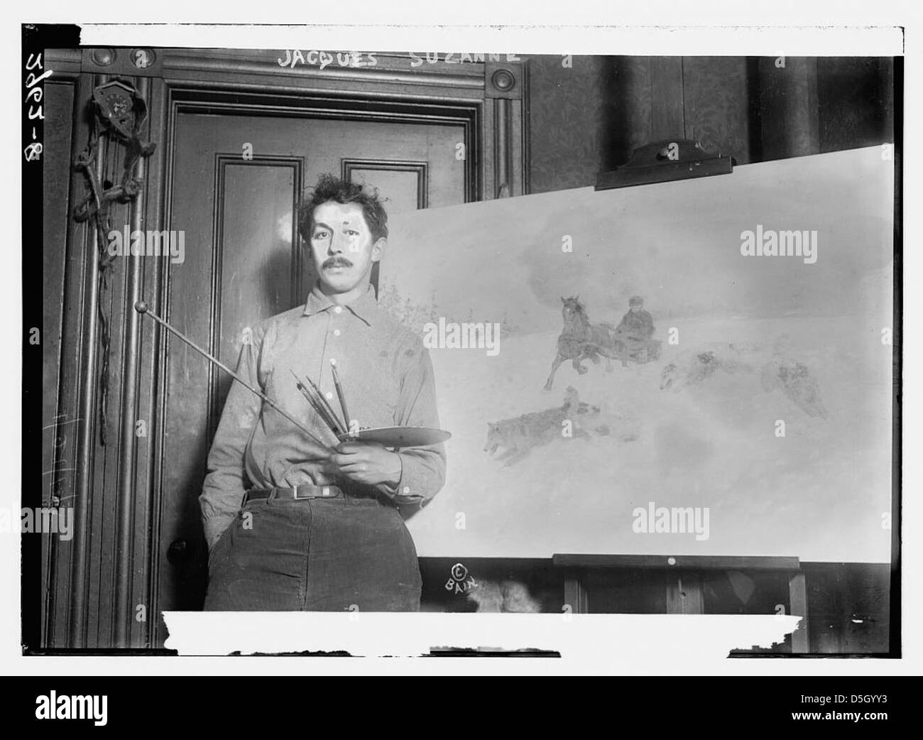 Jacques Suzanne, an artist, captured the Arctic landscape through his ...