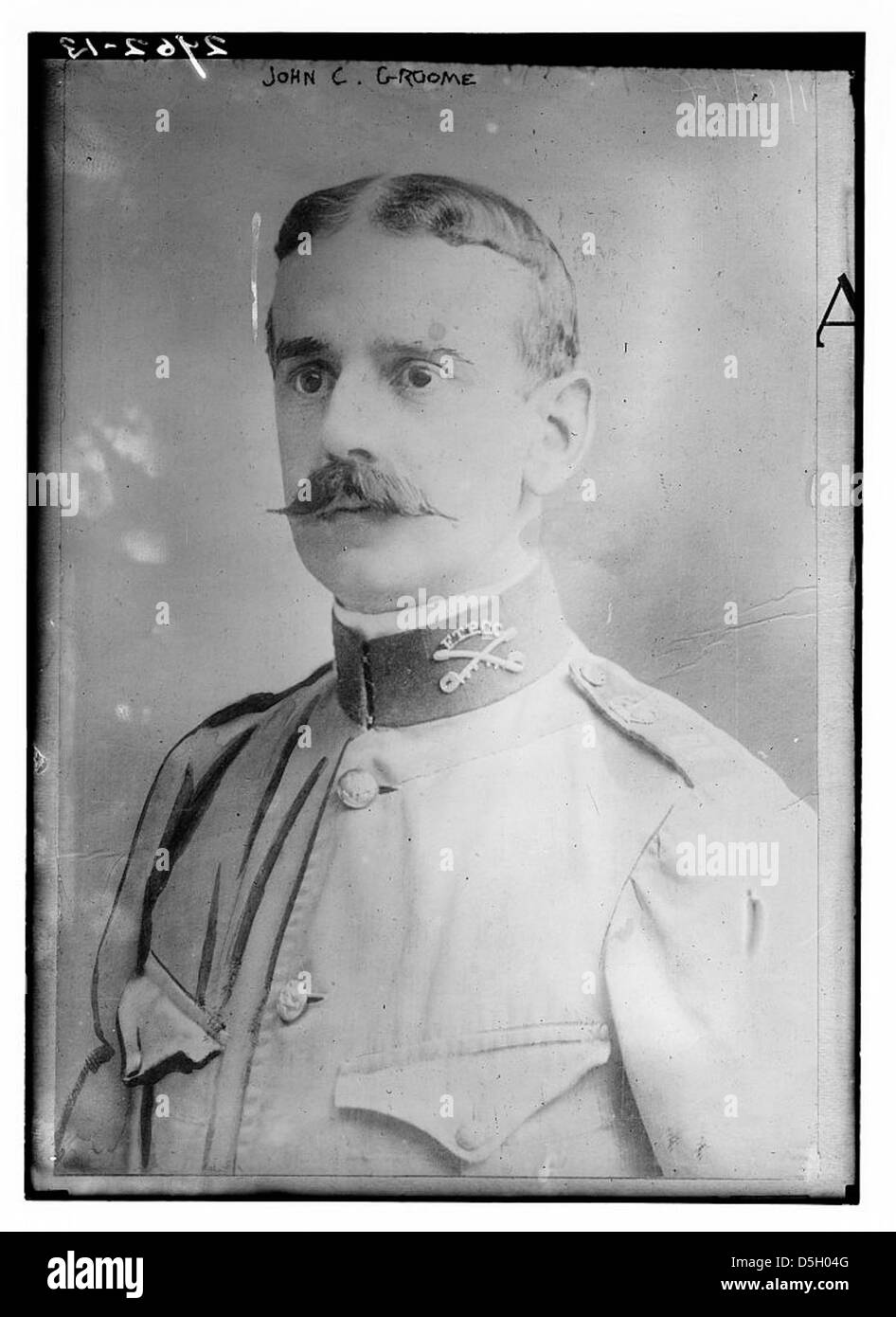 This portrait features John C. Groome, an important historical figure ...