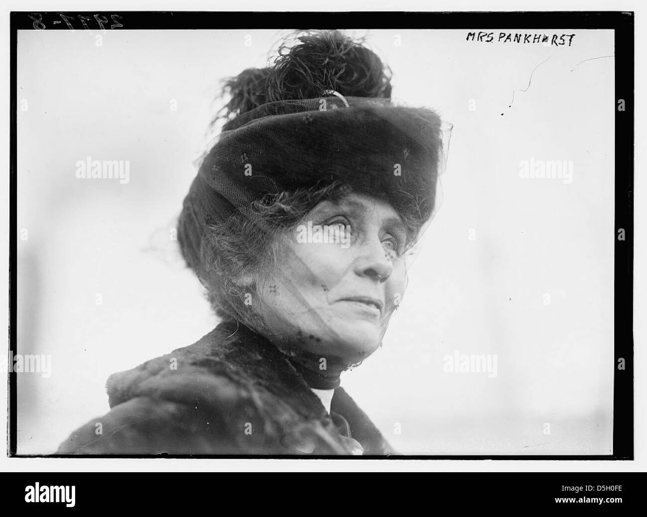 Emmeline pankhurst leader british suffragette hi-res stock photography ...