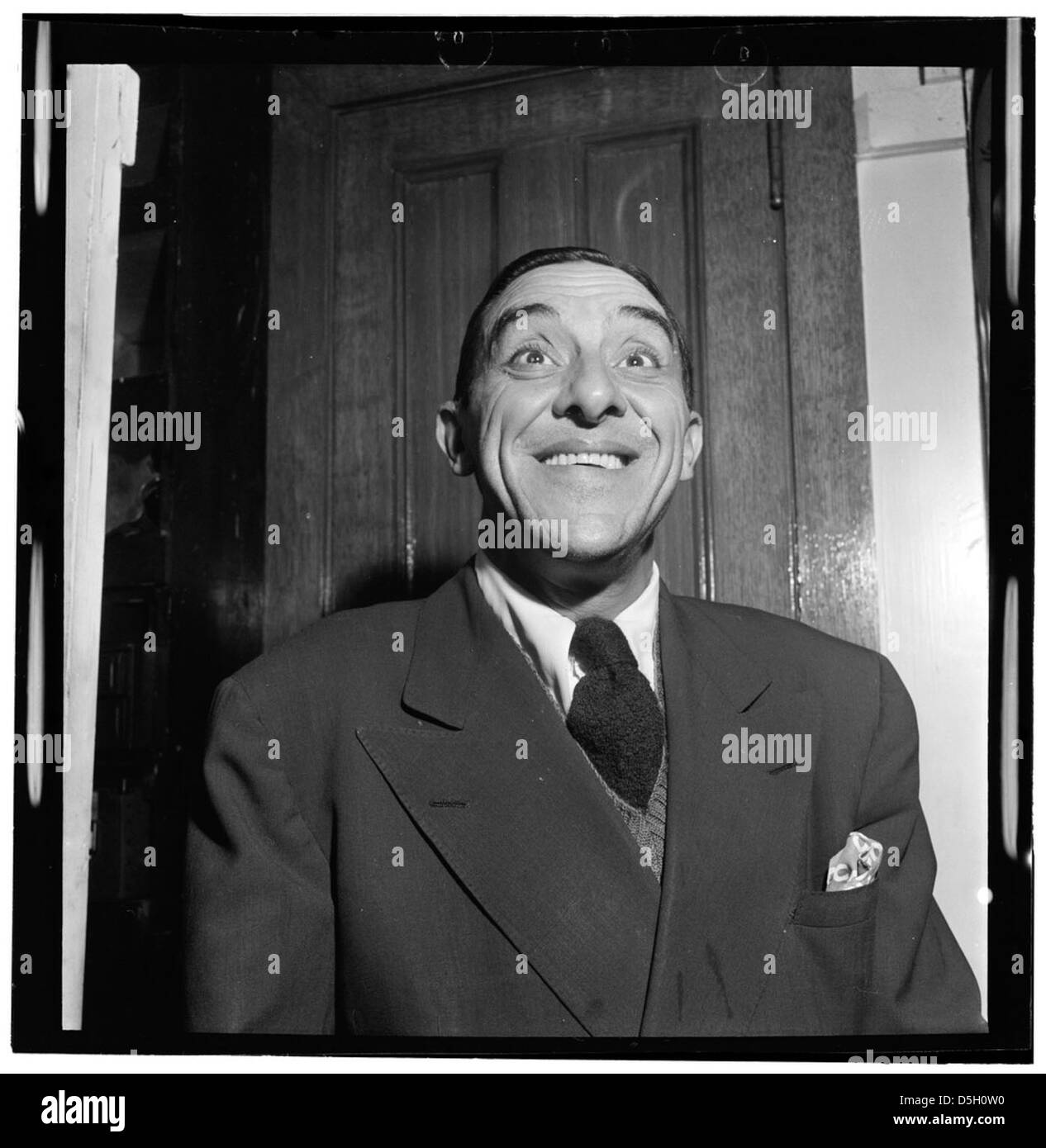 This portrait from the late 1940s shows Wingy Manone, a renowned jazz ...