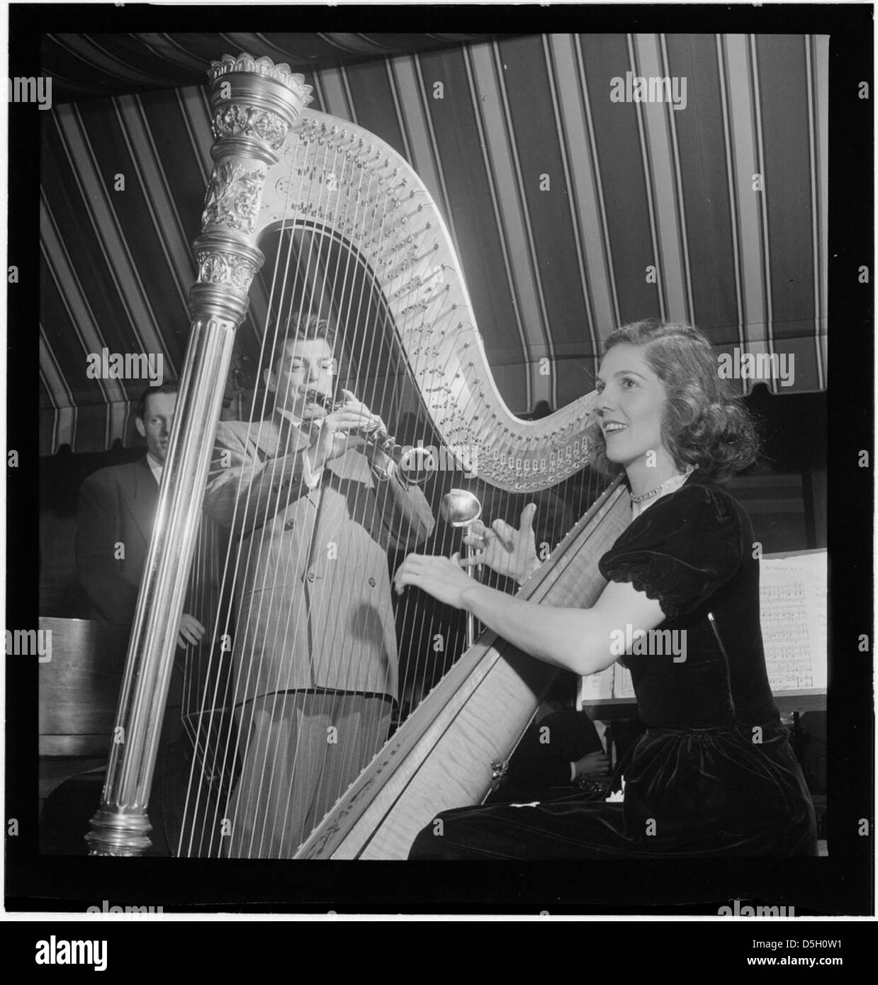 A 1940s photograph of Joe Marsala and Adele Girard at Hickory House ...