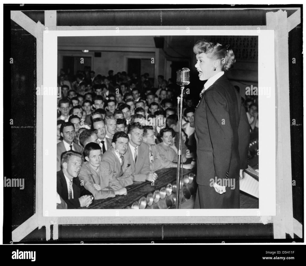 A portrait of jazz singer June Christy, captured in 1947 or 1948 ...