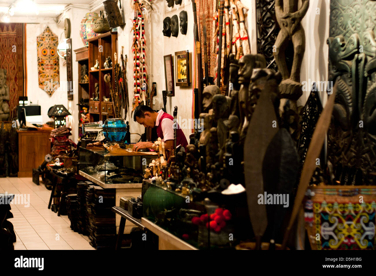 Malaysia sarawak kuching main bazaar hi-res stock photography and ...