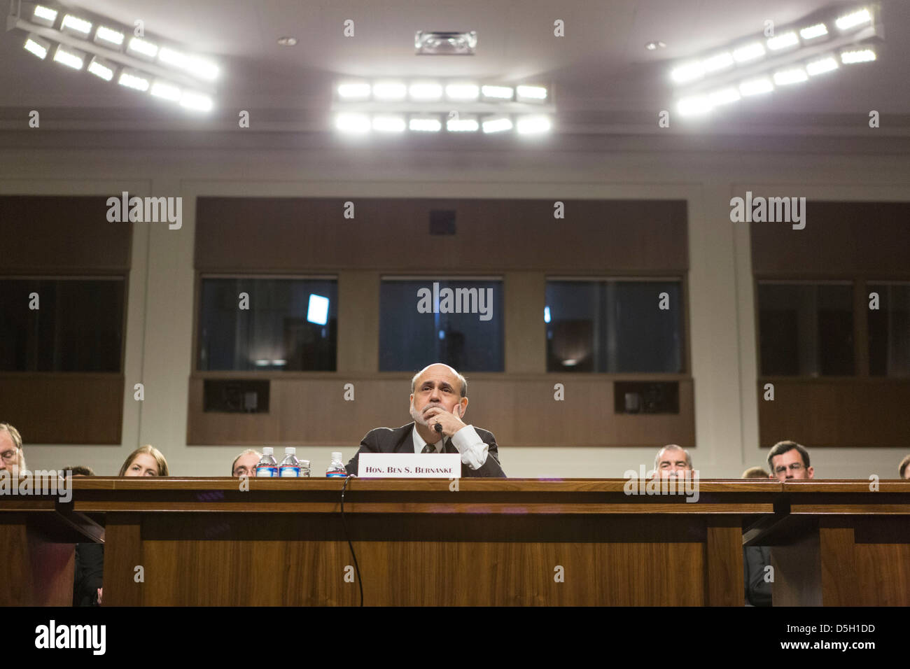 Ben S. Bernanke, chairman of the U.S. Federal Reserve, delivers his ...