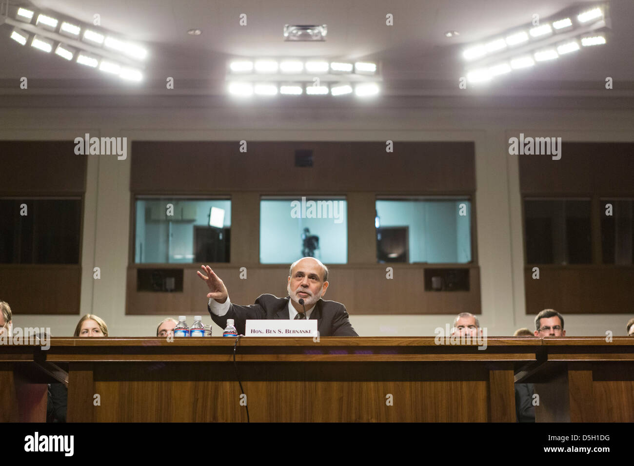 Ben S. Bernanke, chairman of the U.S. Federal Reserve, delivers his ...