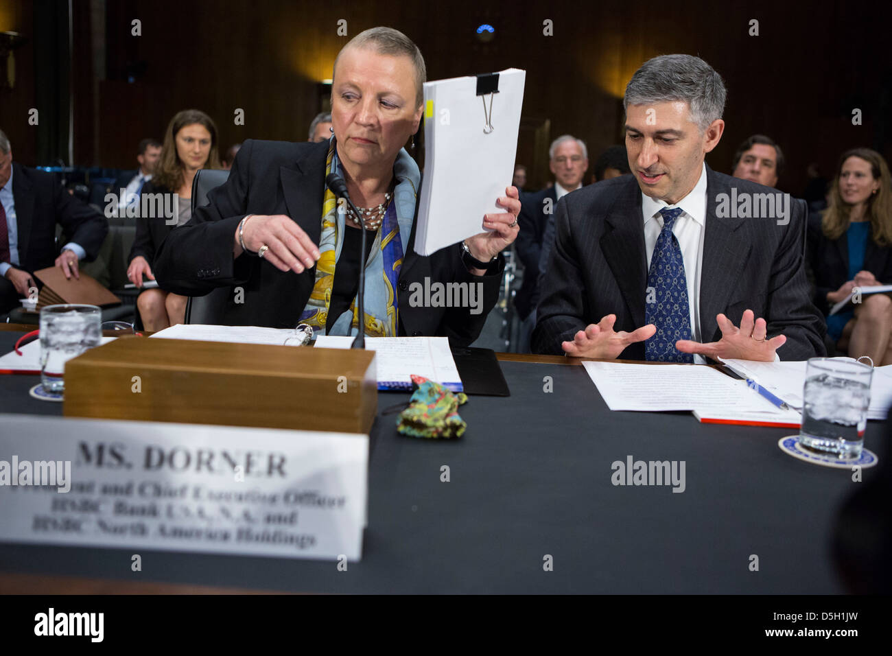 Irene Dorer, president and chief executive officer of HSBC Bank USA, N ...