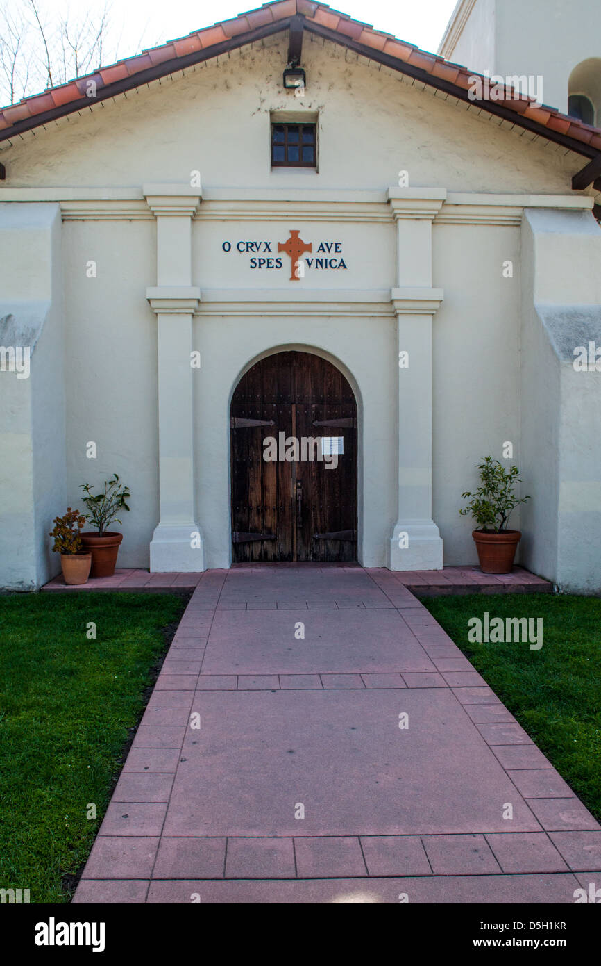 California Mission Santa Cruz in Santa Cruz California Stock Photo - Alamy