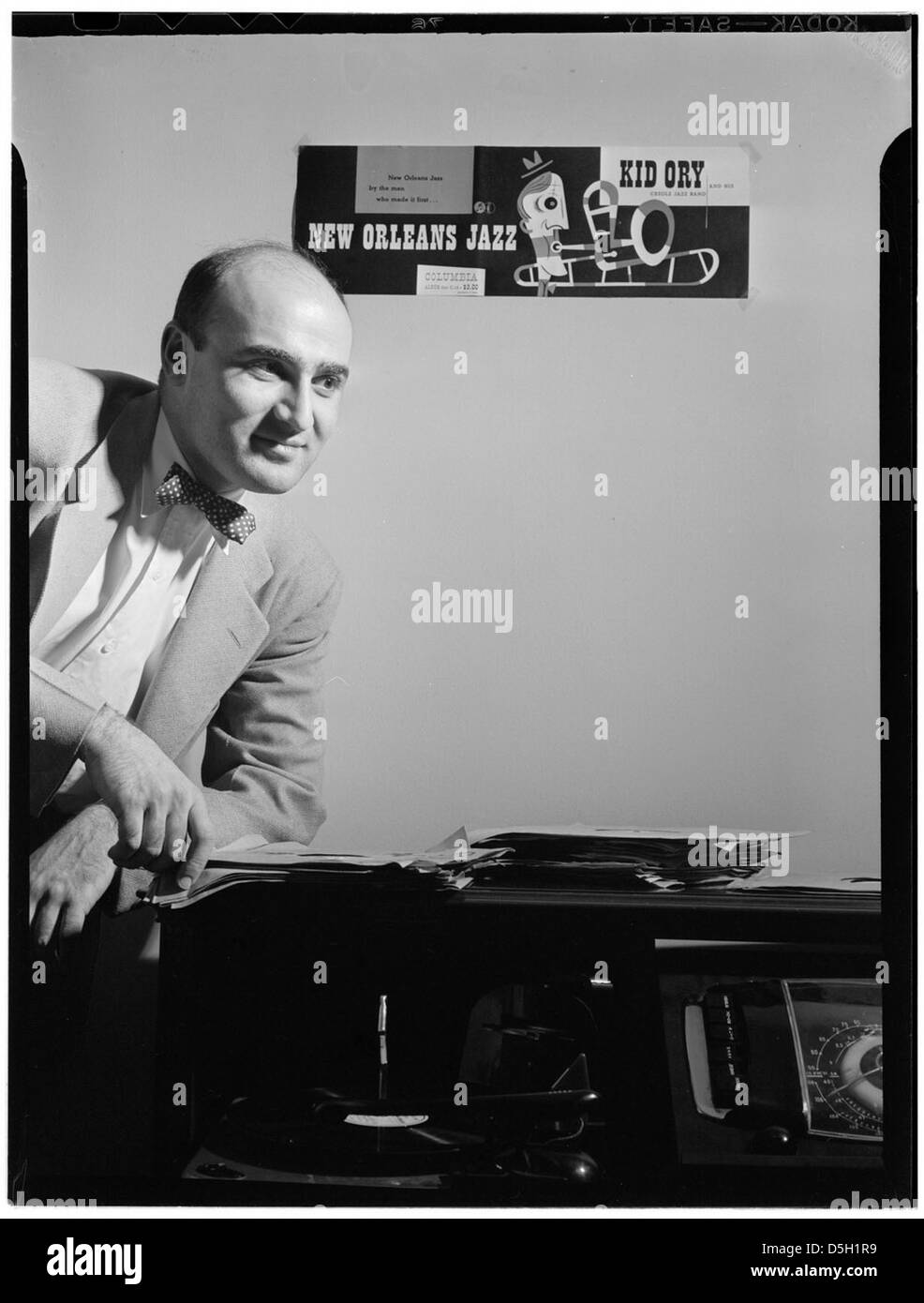 A portrait of George Avakian, captured between 1938 and 1948, possibly ...