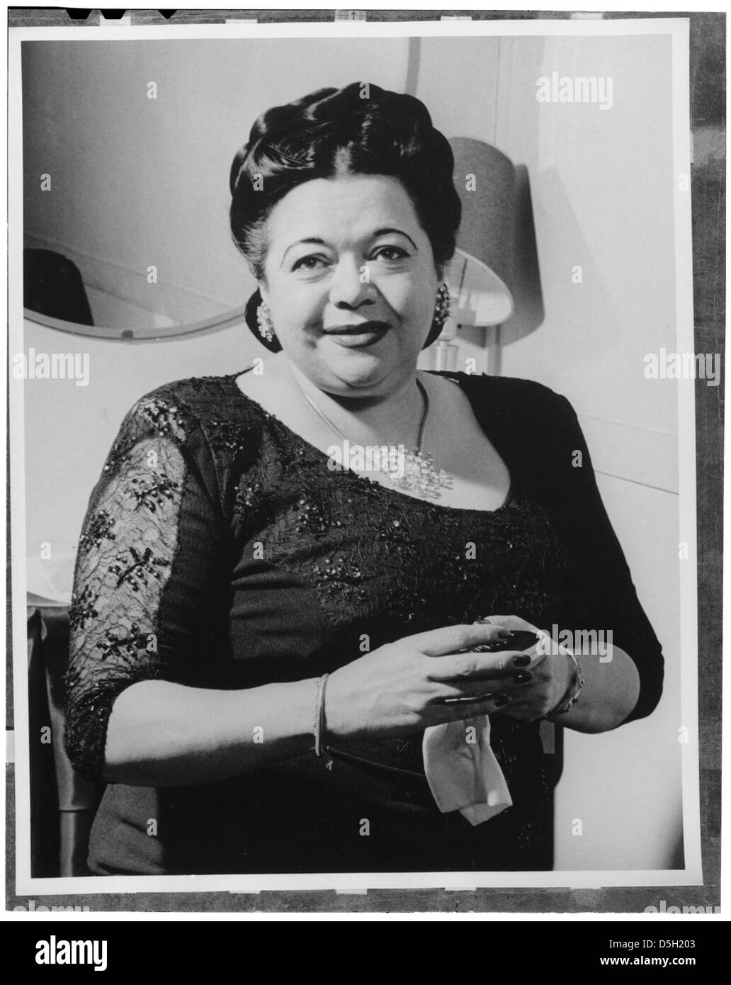 This 1946 portrait shows jazz singer Mildred Bailey at the Aquarium in ...