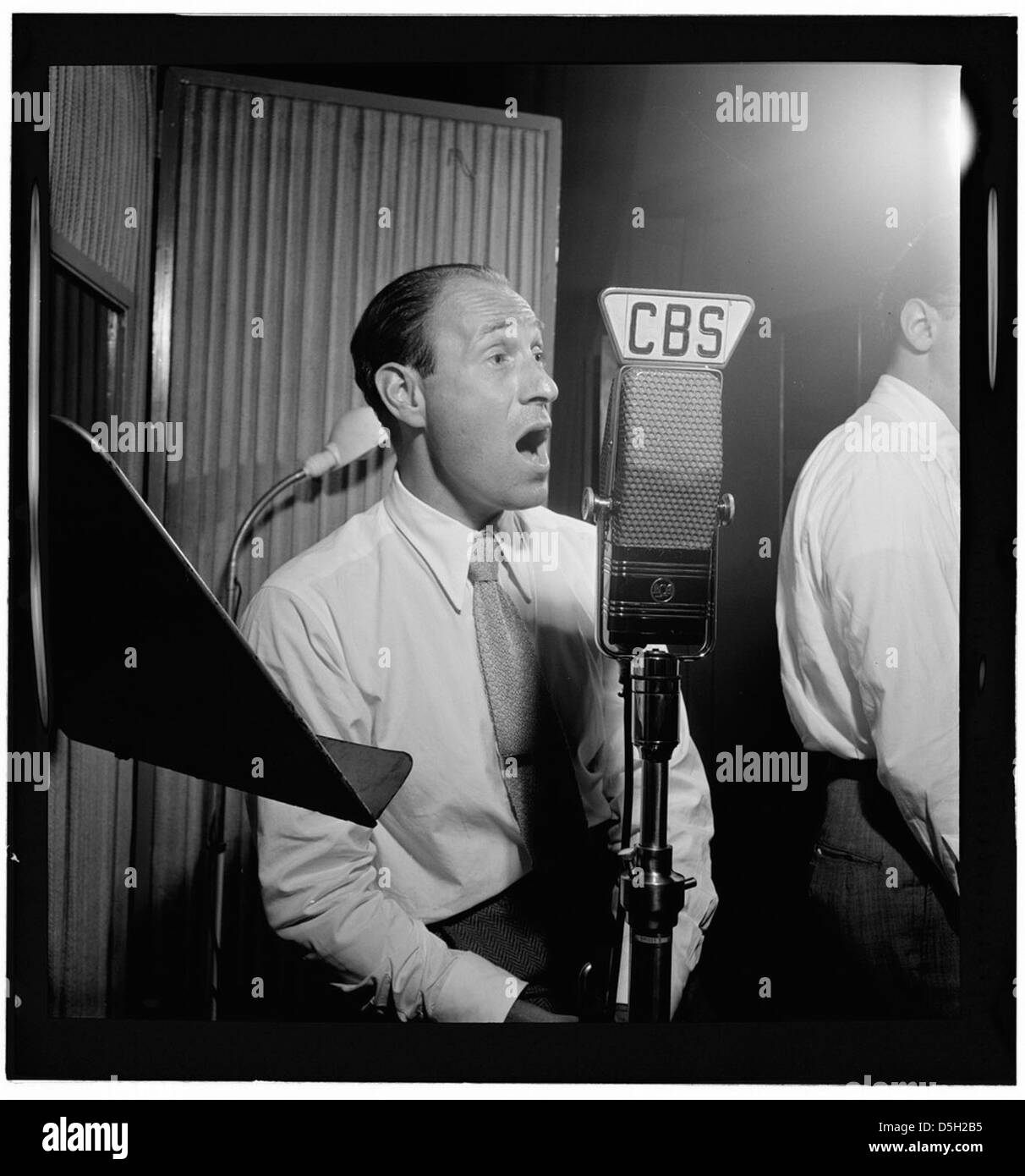 This portrait of Buddy Clark, an American singer, was taken at CBS ...
