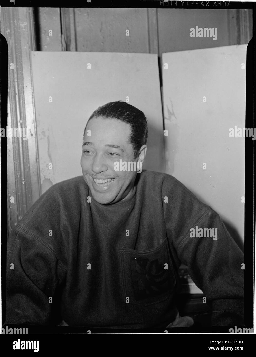 A portrait of jazz legend Duke Ellington, taken between 1938 and 1948 ...