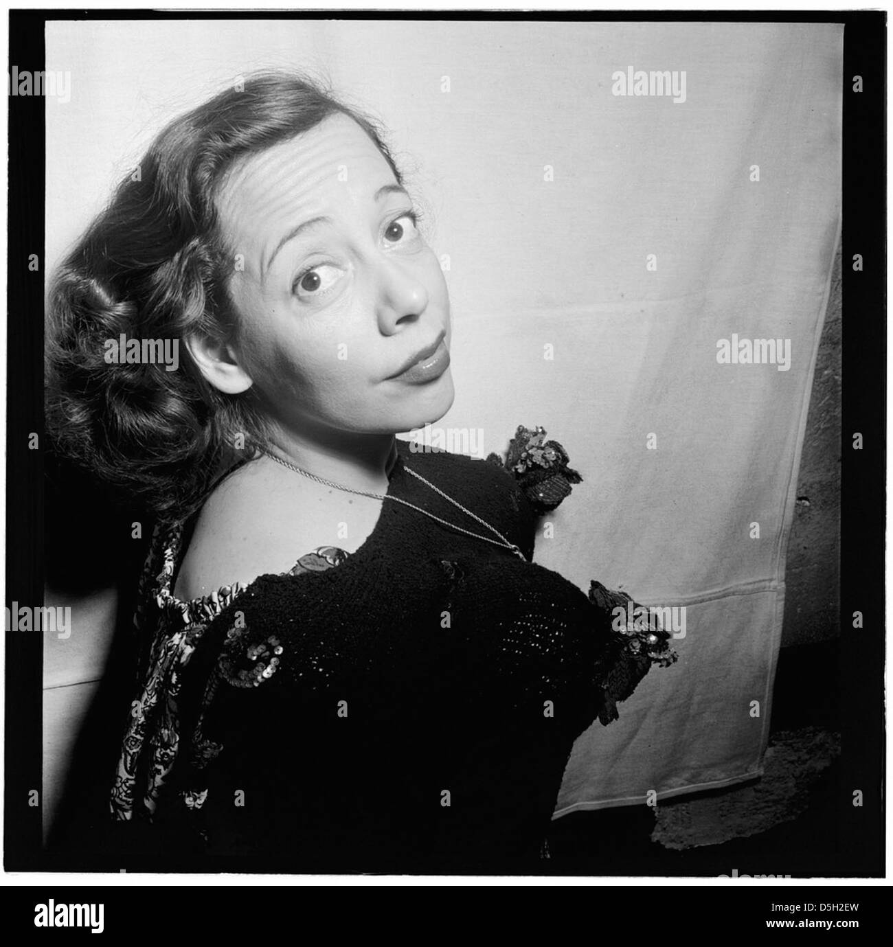 A portrait of actress Imogene Coca, taken in New York around June 1947 ...