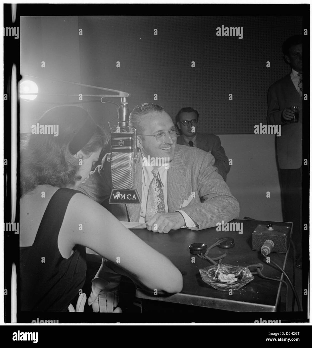A portrait of renowned jazz trombonist Tommy Dorsey and vocalist Beryl ...