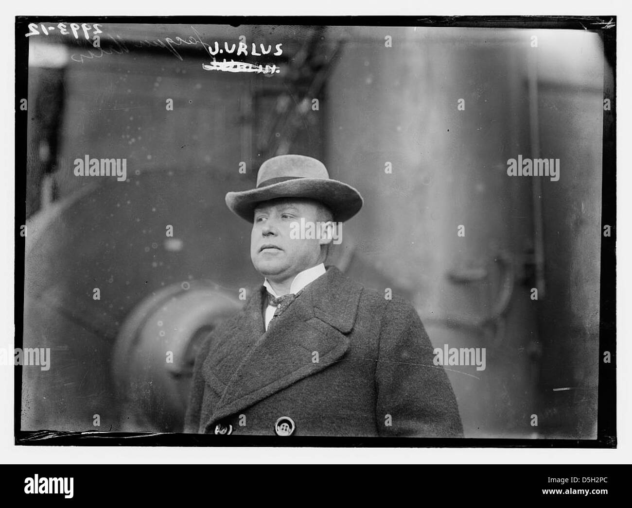 Jacques Urlus, a renowned opera tenor, is depicted in a historical ...