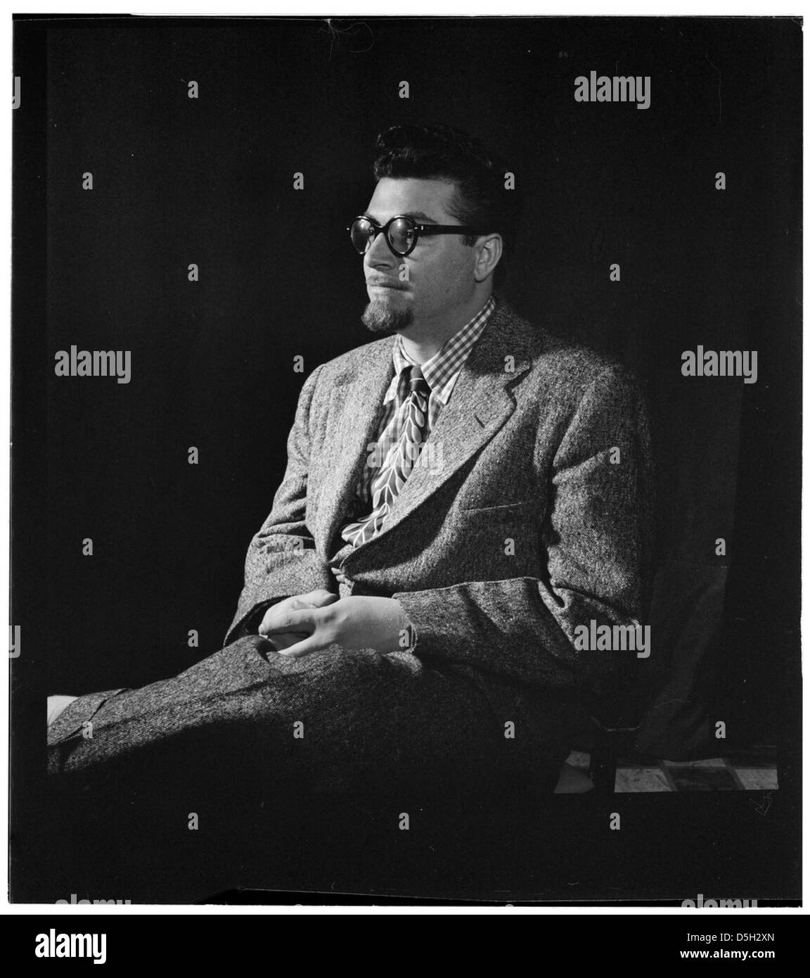 A portrait of George Handy, an American jazz pianist and composer ...
