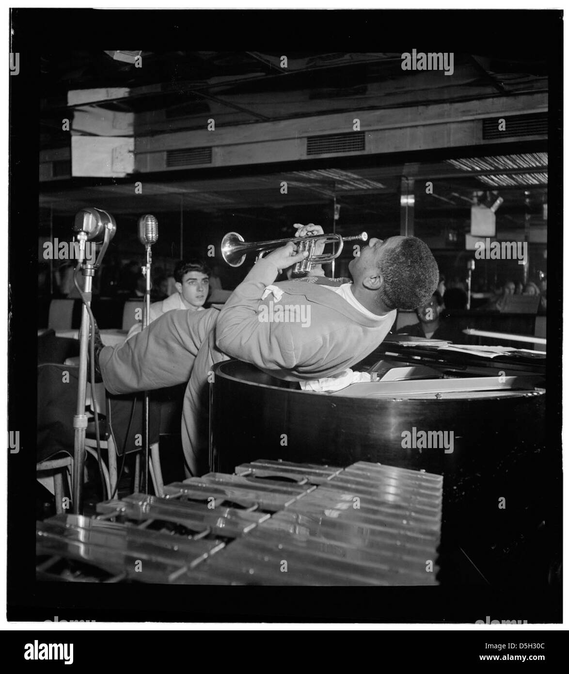 A portrait of Dizzy Gillespie, one of the most influential jazz ...