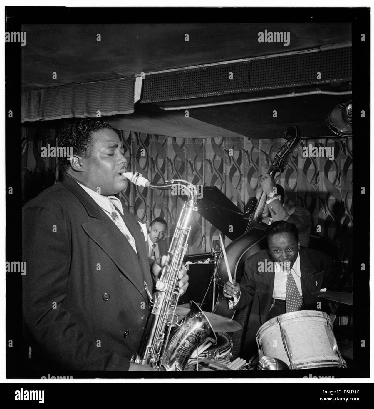 [Portrait of John Hardee, Famous Door, New York, N.Y., ca. July 1947 ...