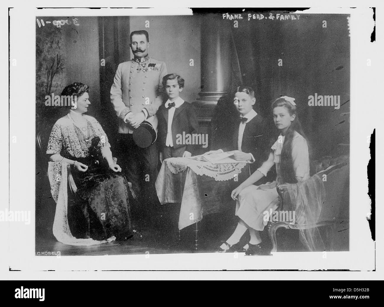 Archduke franz ferdinand and his family hi-res stock photography and ...