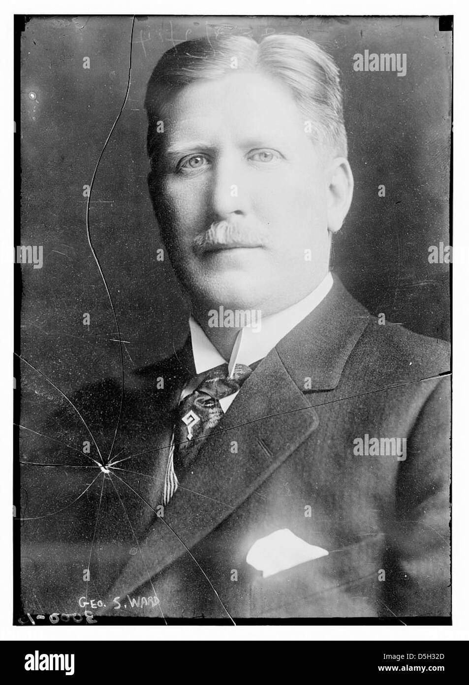 This photograph shows George S. Ward, a baseball player from the ...