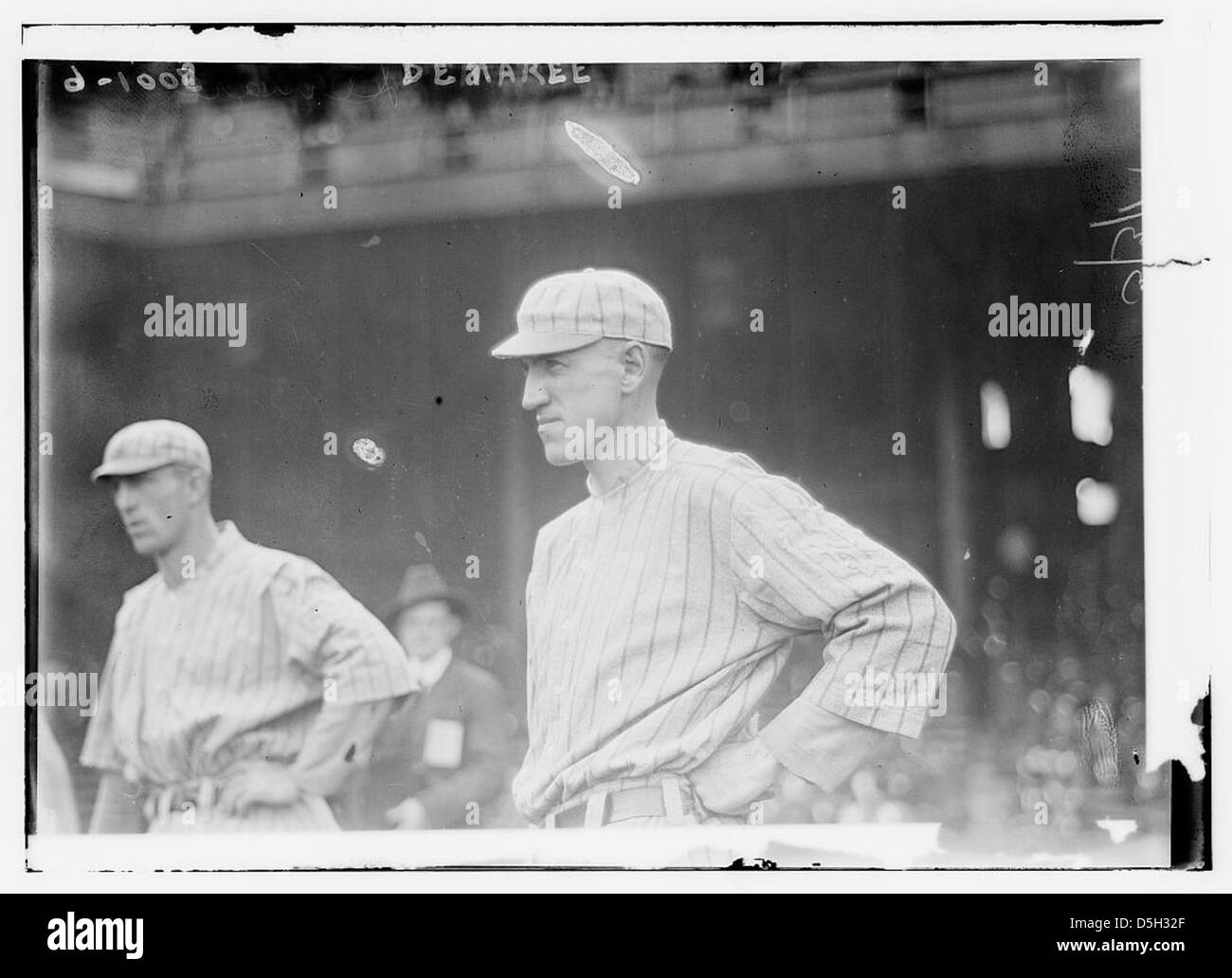 A portrait of Al Demaree, a pitcher for the New York Giants in the ...