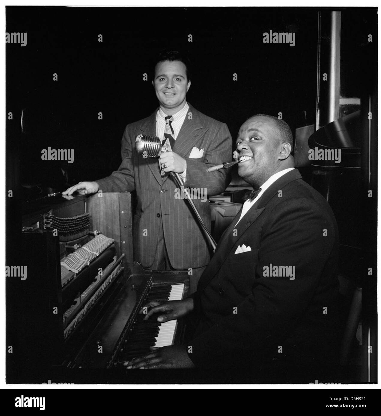 This portrait, taken between 1946 and 1948, features Wayne Howard ...