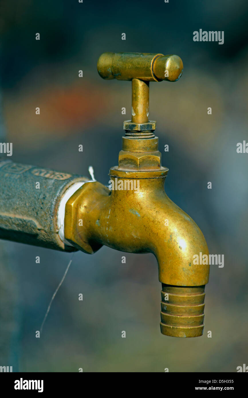 Community Water Tap Stock Photo - Alamy