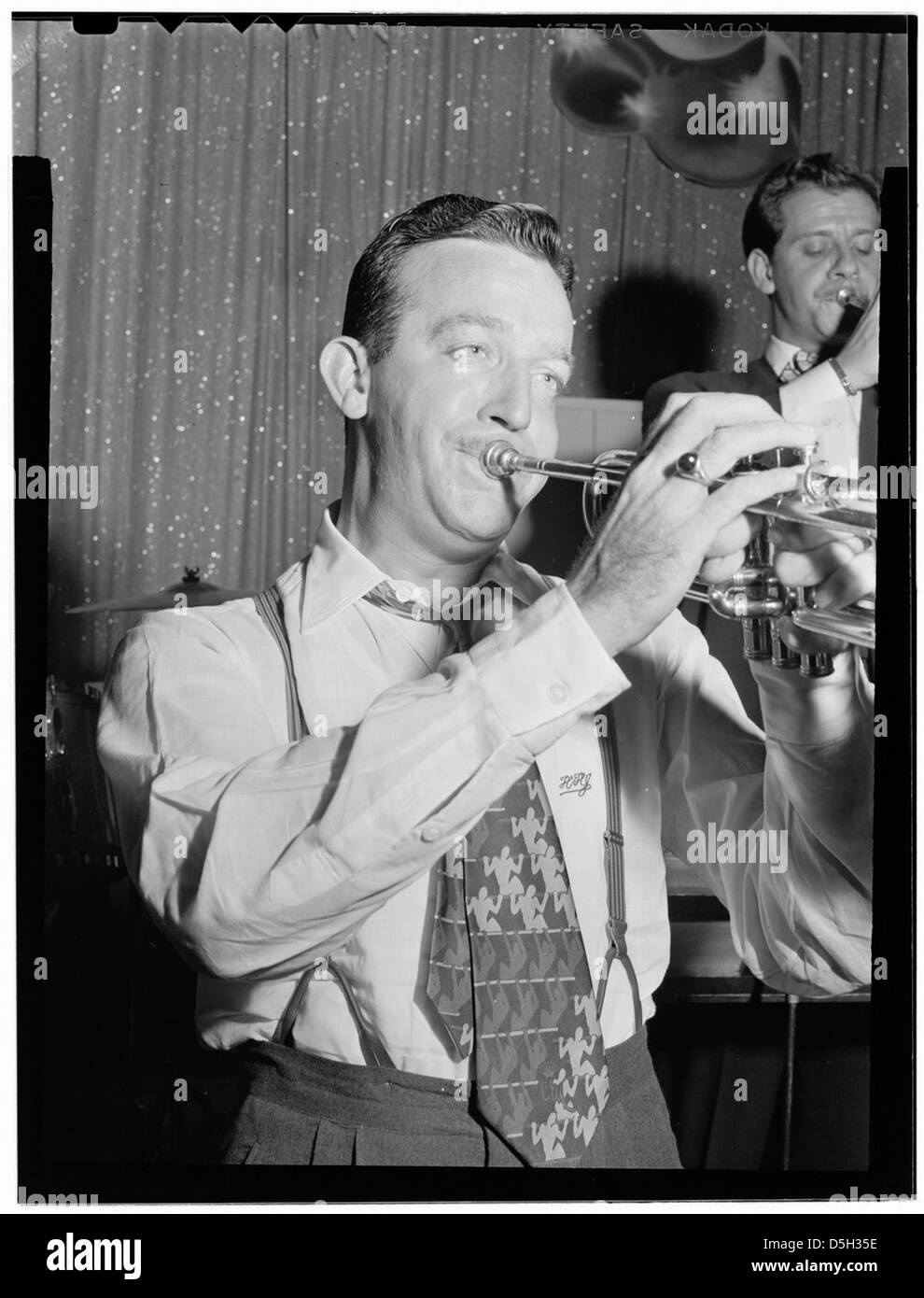 Harry James is captured during a radio show rehearsal for Coca Cola in ...