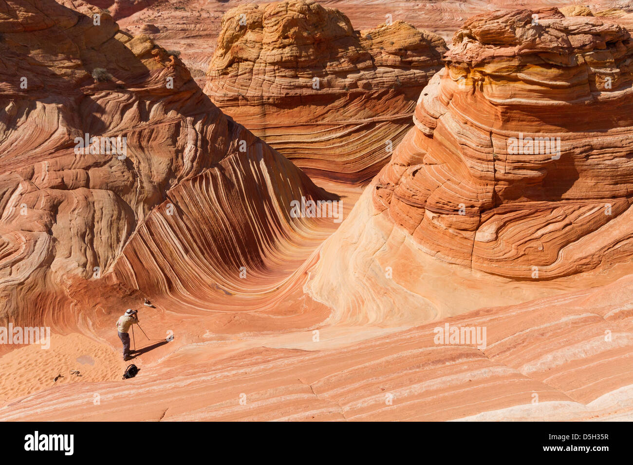Photographing the wave arizona hi-res stock photography and images - Alamy