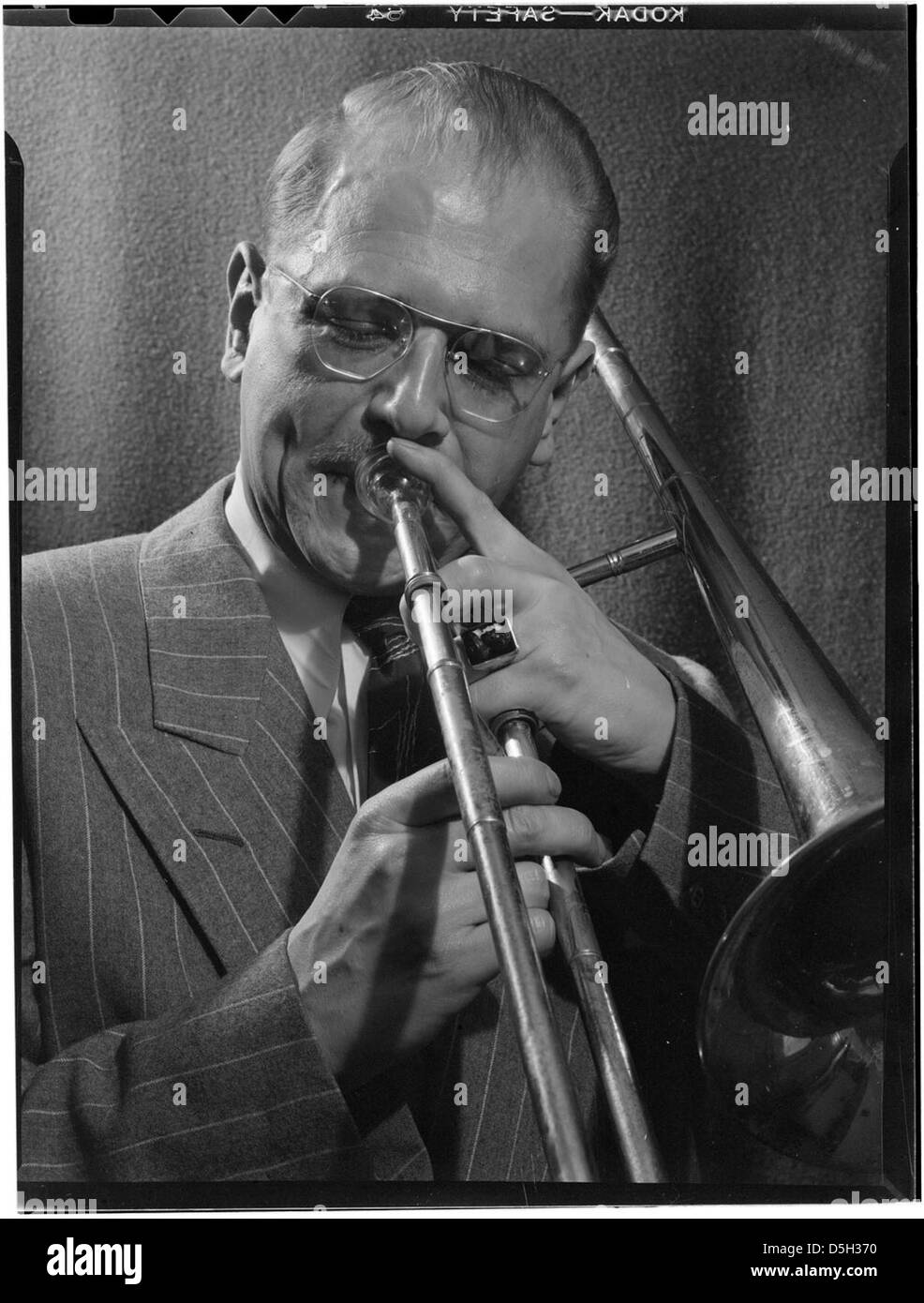 A 1947 portrait of Bill Harris taken in the table tennis room at ...