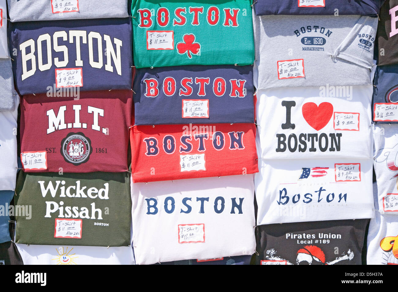 Boston t shirts hi-res stock photography and images - Alamy