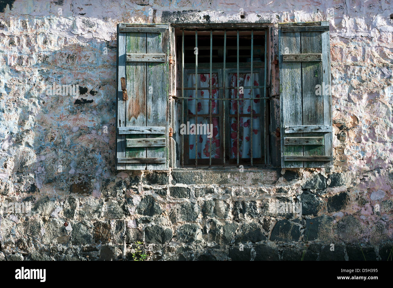 stone cottage, mahebourg, mauritius Stock Photo - Alamy