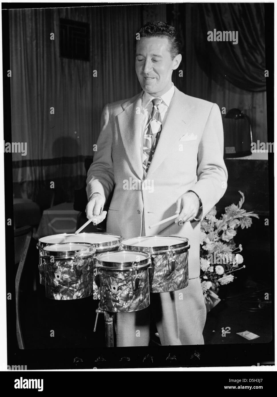 Ray McKinley, a renowned musician, is captured in this portrait taken ...