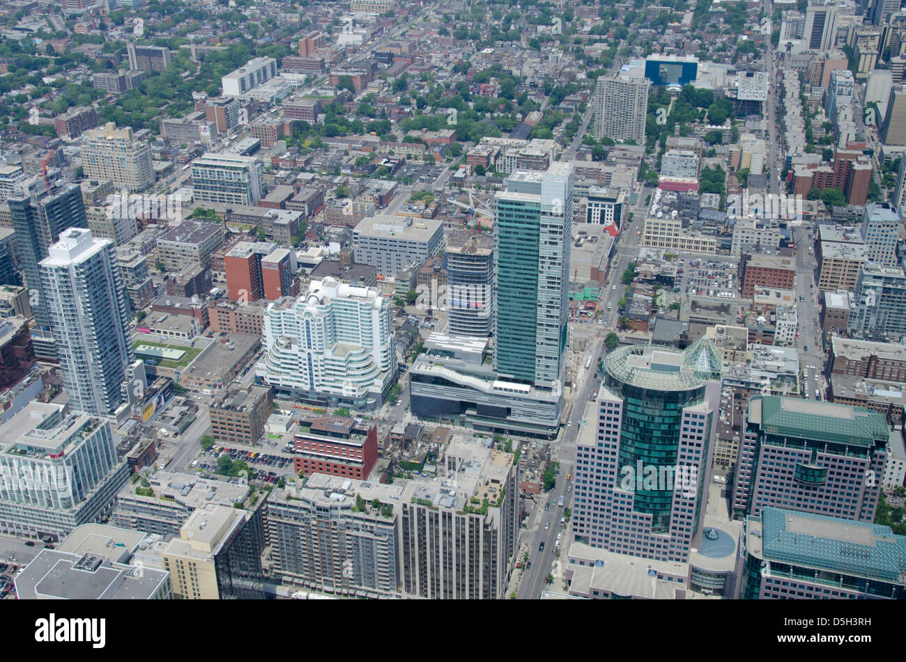 Aerial view of downtown toronto hi-res stock photography and images - Alamy