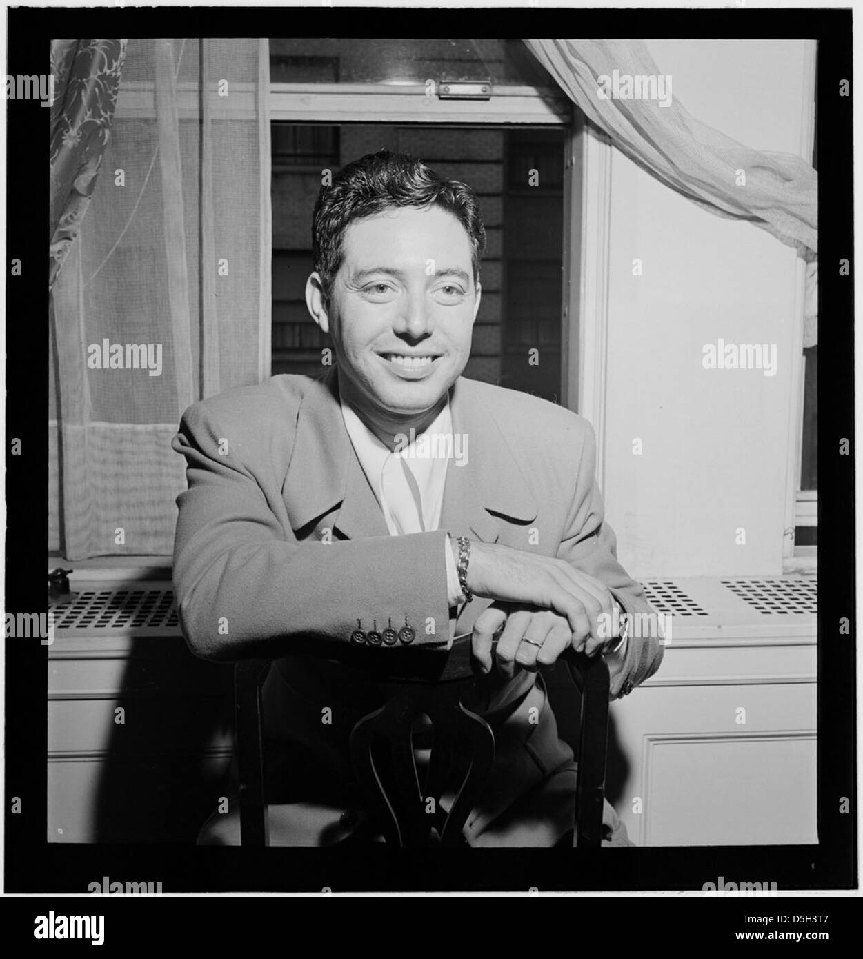 A portrait of Andy Russell, a renowned singer, taken in New York around ...