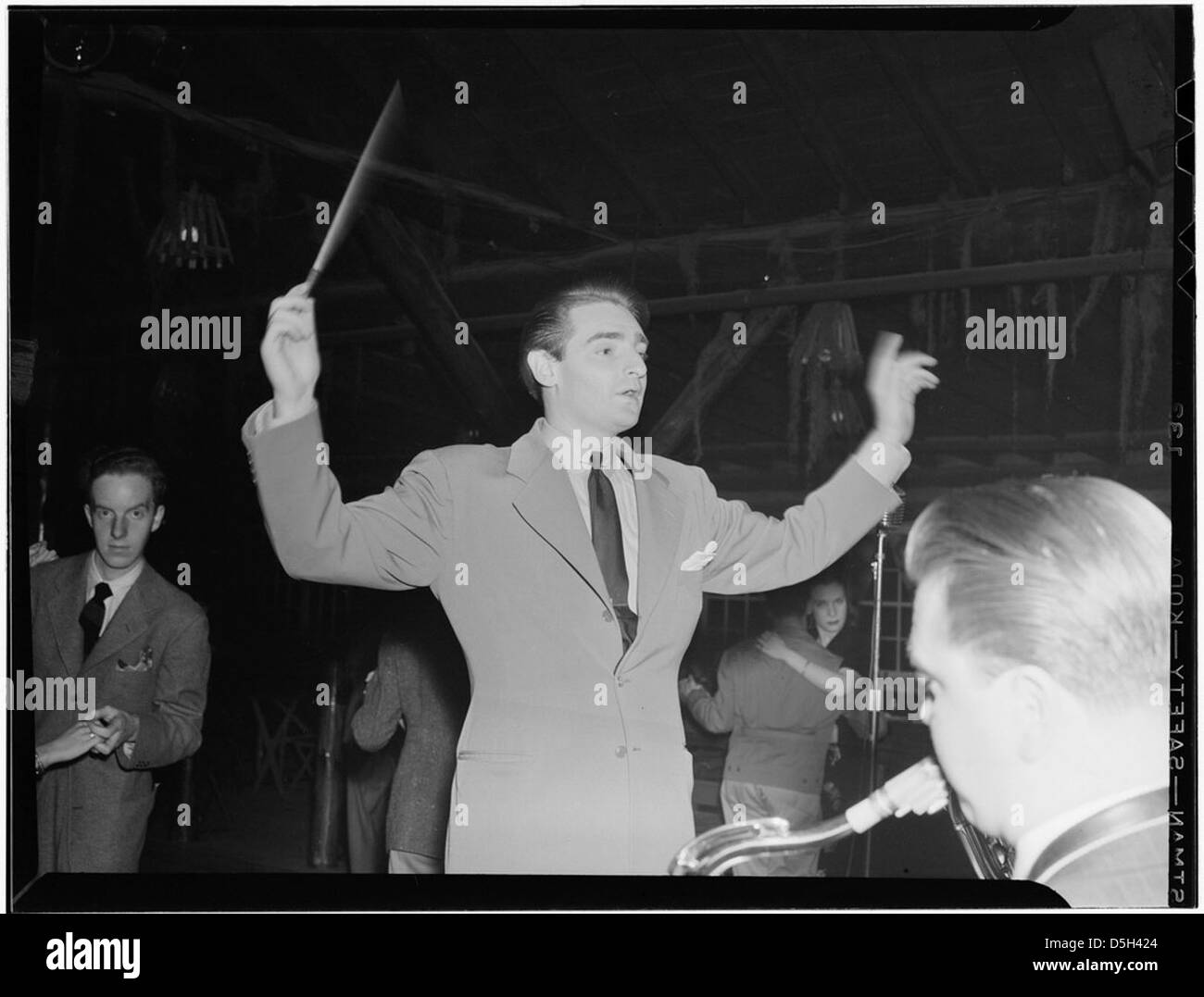 Rod Raffel, captured in a portrait during the late 1940s in New York ...