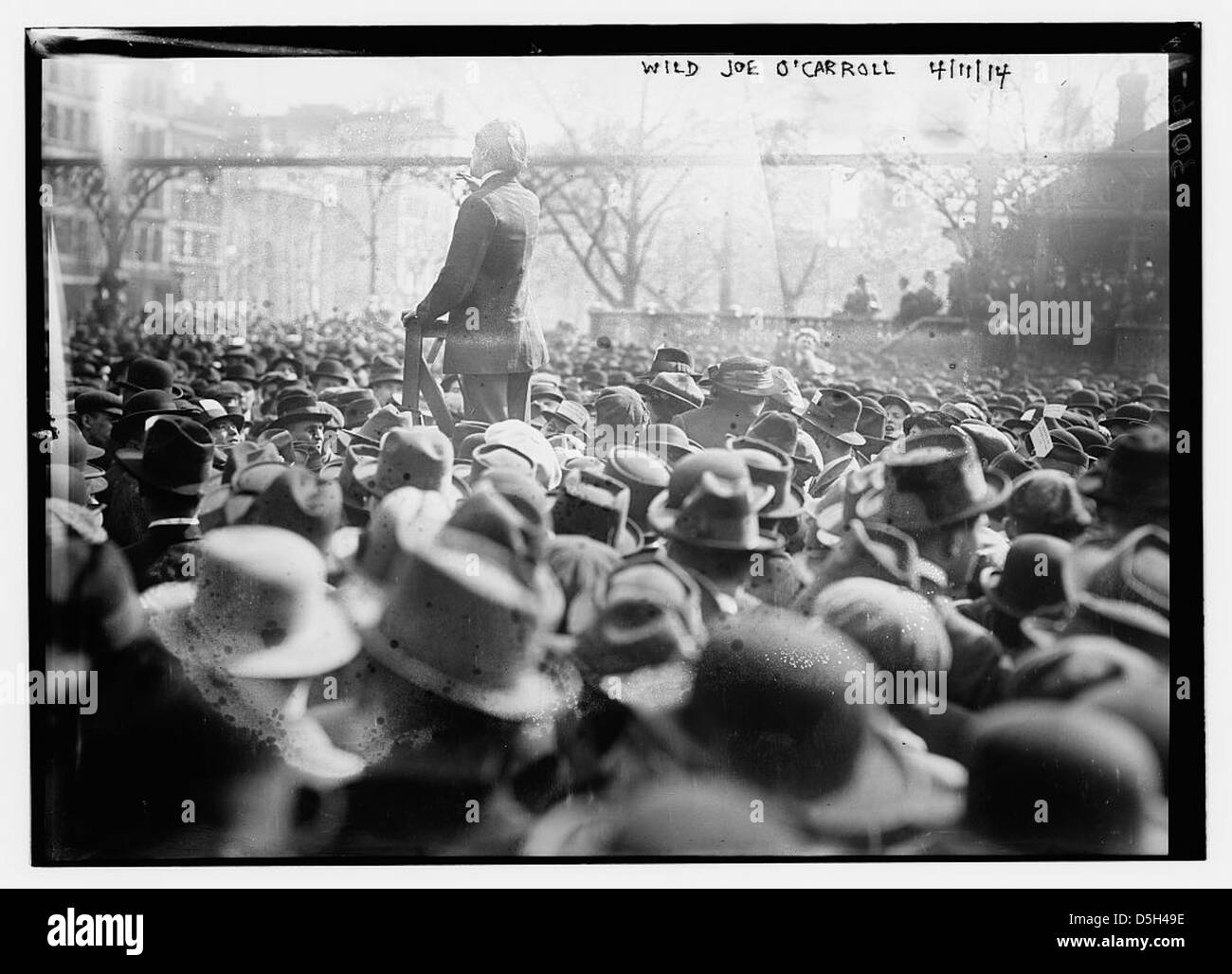 A photograph of Wild Joe O'Carroll, a prominent figure in the IWW ...