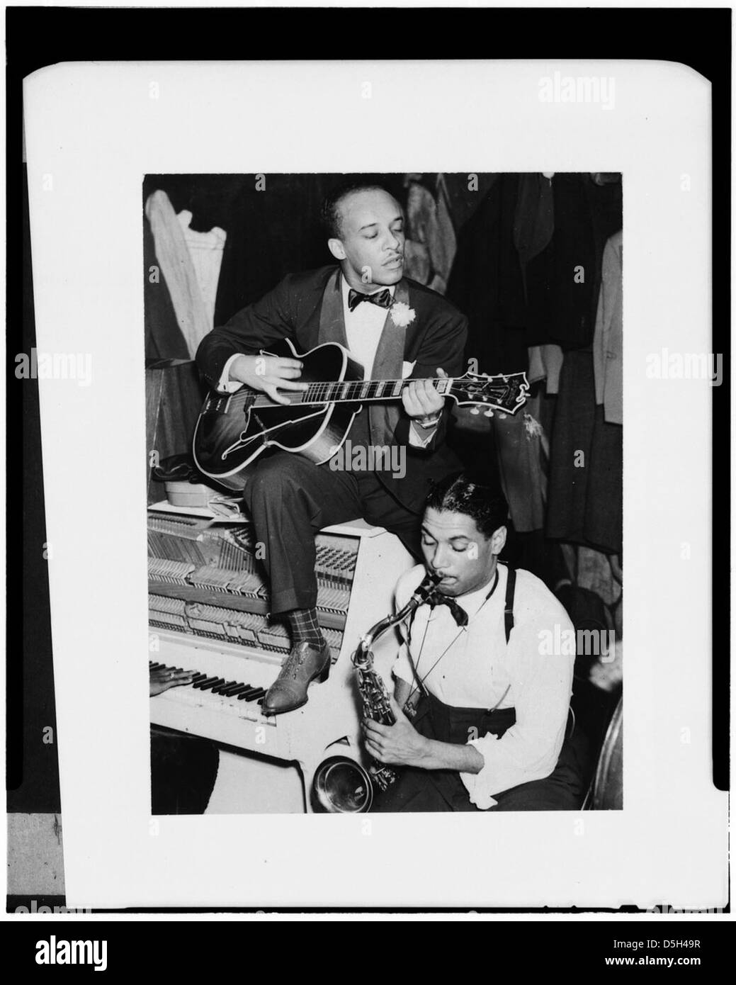 A portrait of Floyd Smith and Dick Wilson, photographed at the Howard ...