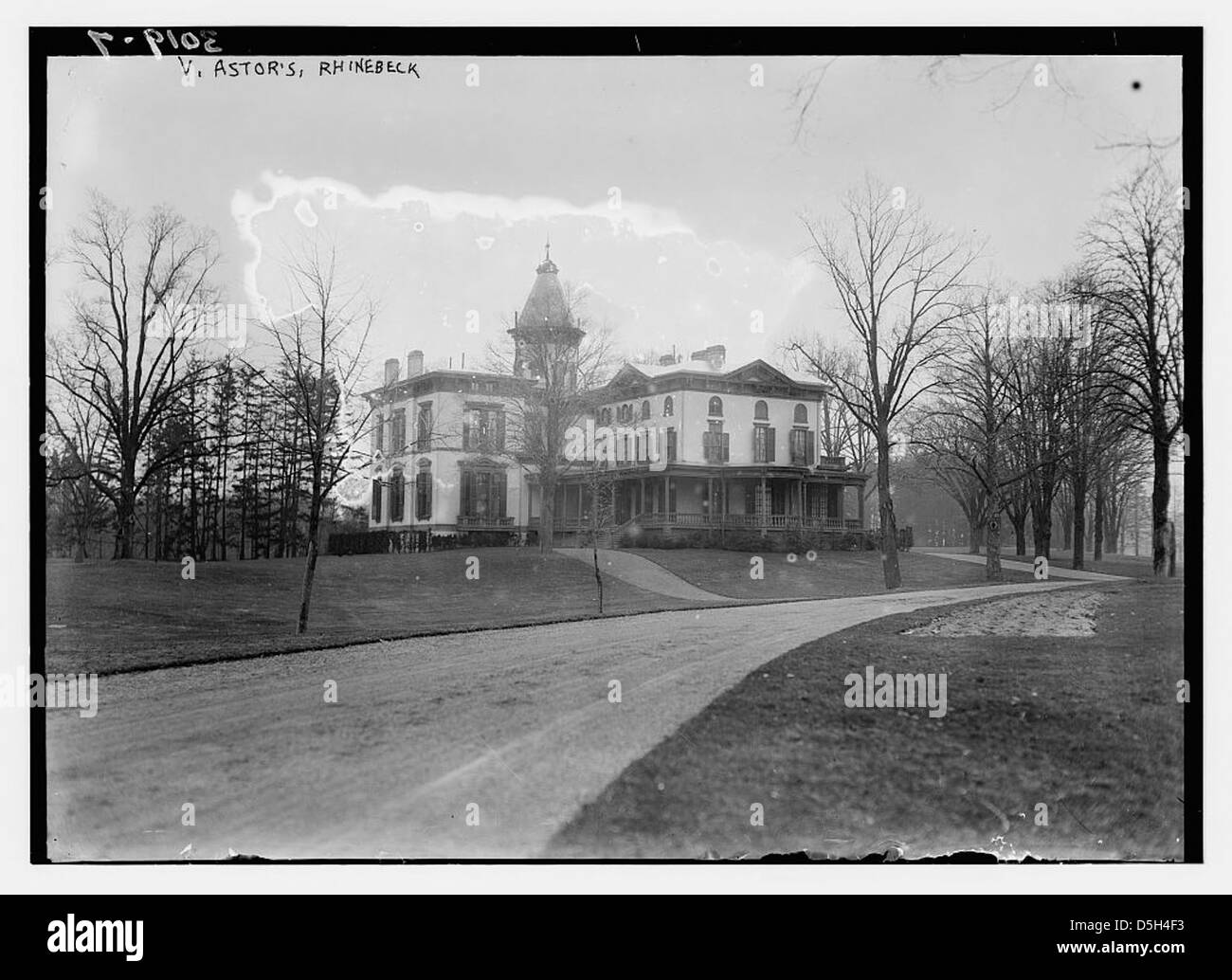 Vincent Astor's estate, Ferncliff, located in Rhinebeck along the ...