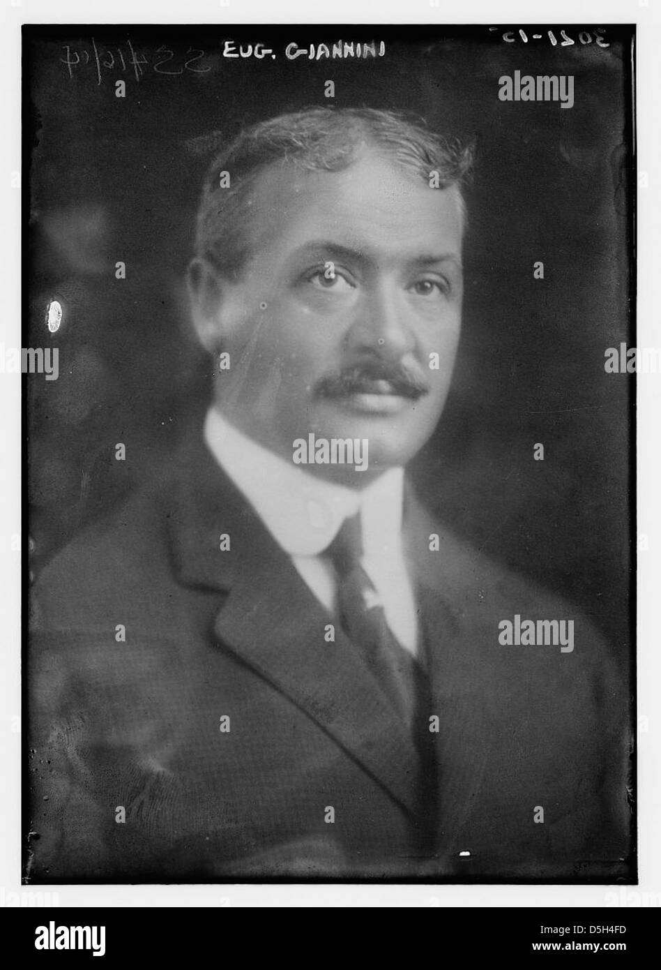 Eugene Giannini, an Italian man, is portrayed wearing a Yale University ...