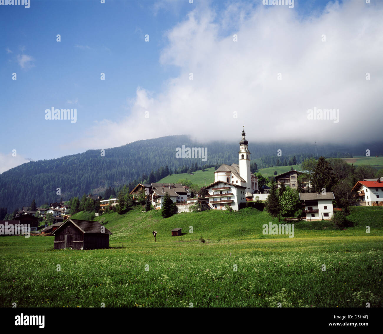 Austria, Karnten, Carinthia, View of Hochosterwitz Castle (Large format ...
