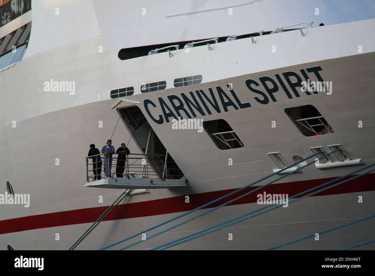 Carnival Spirit sails out of Sydney Harbour at the start of a 9-night ...