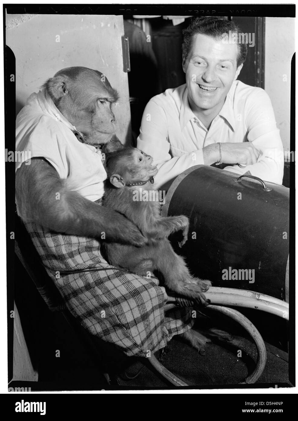 A portrait of Charlie Barnet and his band Re-Bop, captured in New York ...