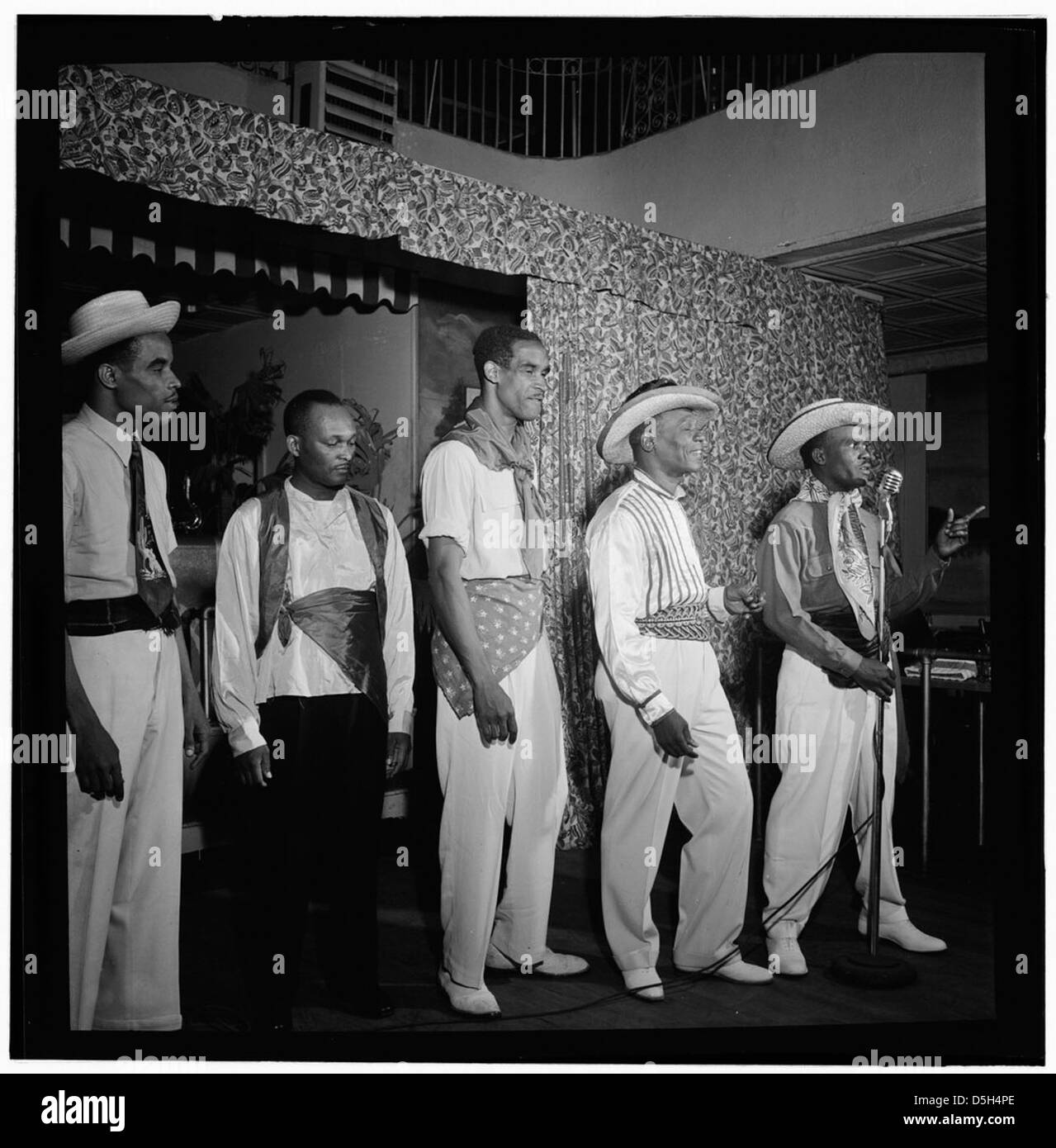 A portrait of Calypso, captured between 1938 and 1948, shows the artist ...