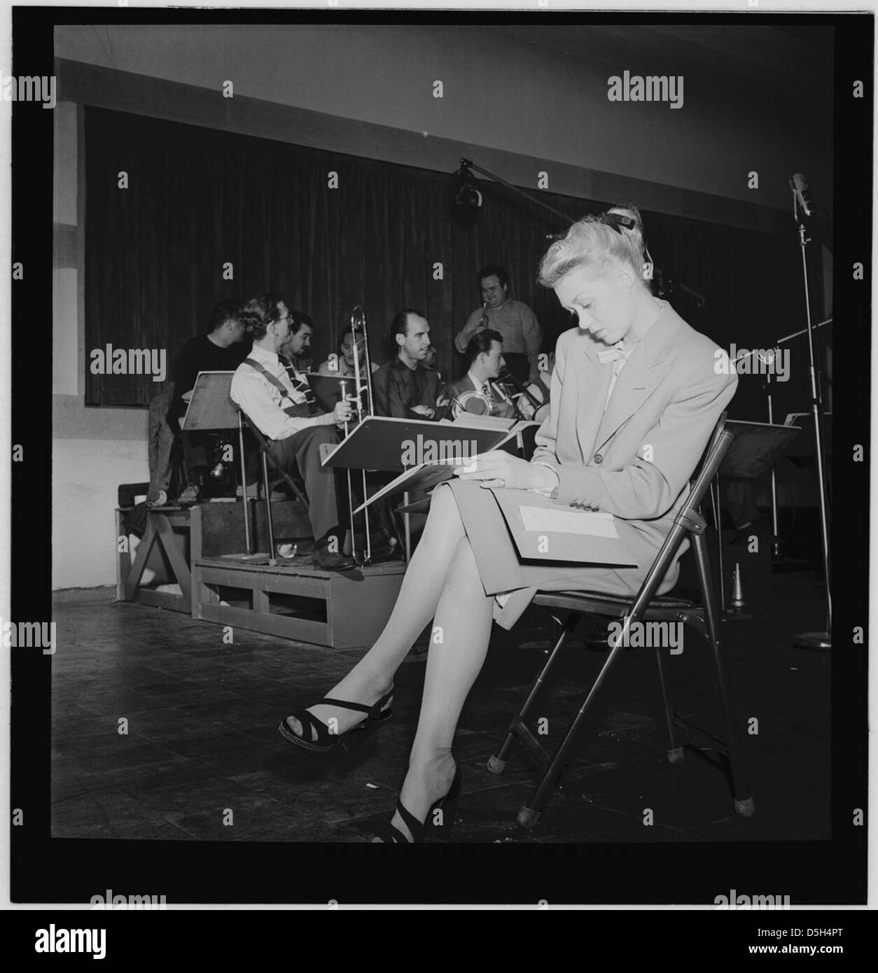 June Christy, a popular jazz singer, is captured in a portrait from ...