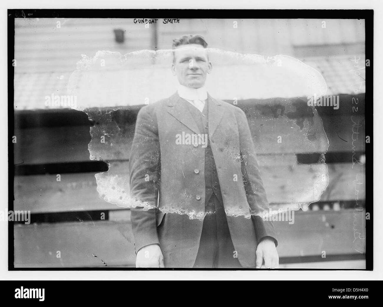 This portrait of Ed 'Gunboat' Smith, a prominent American boxer ...
