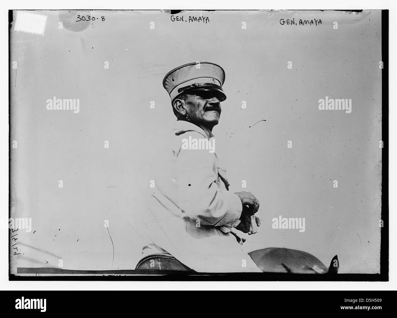 A portrait of General Amaya, likely taken during the Mexican Revolution ...