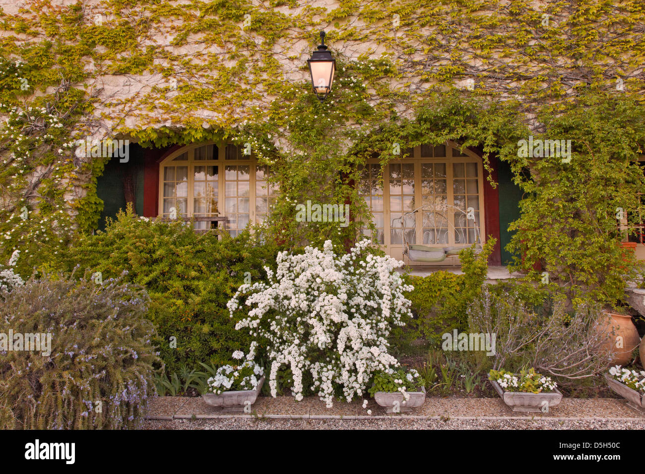 Quaint rural Inn, France Stock Photo - Alamy