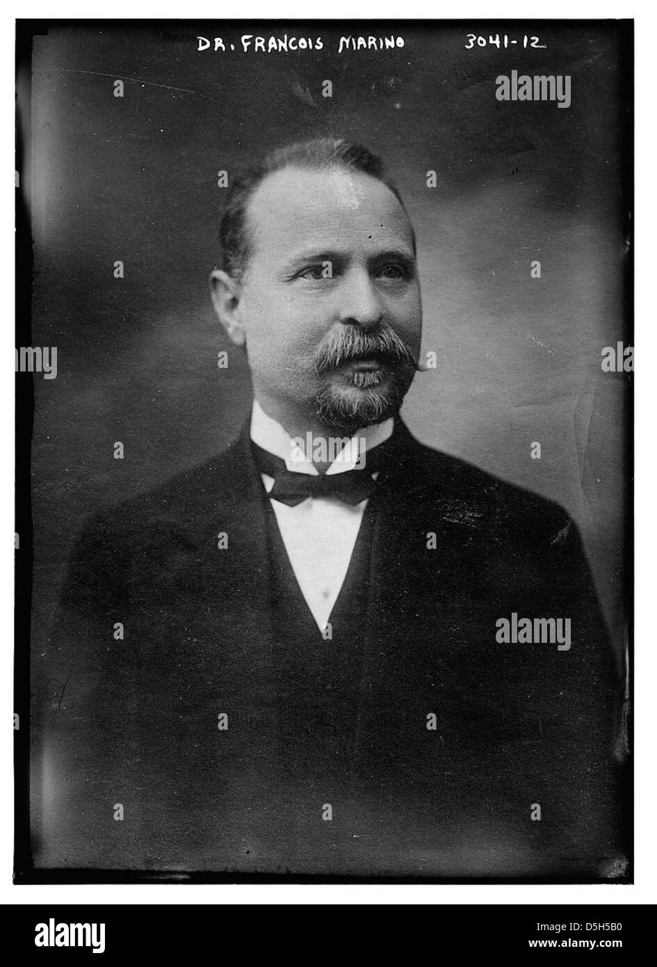 A portrait of Dr. Francois Marino, a notable figure in medical or ...