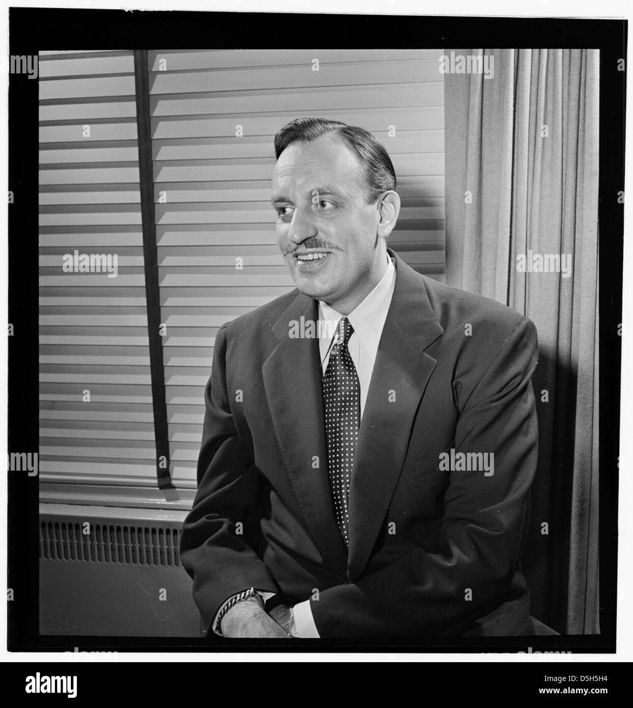 A portrait of Brick Fleagle, a notable figure in the jazz music scene ...