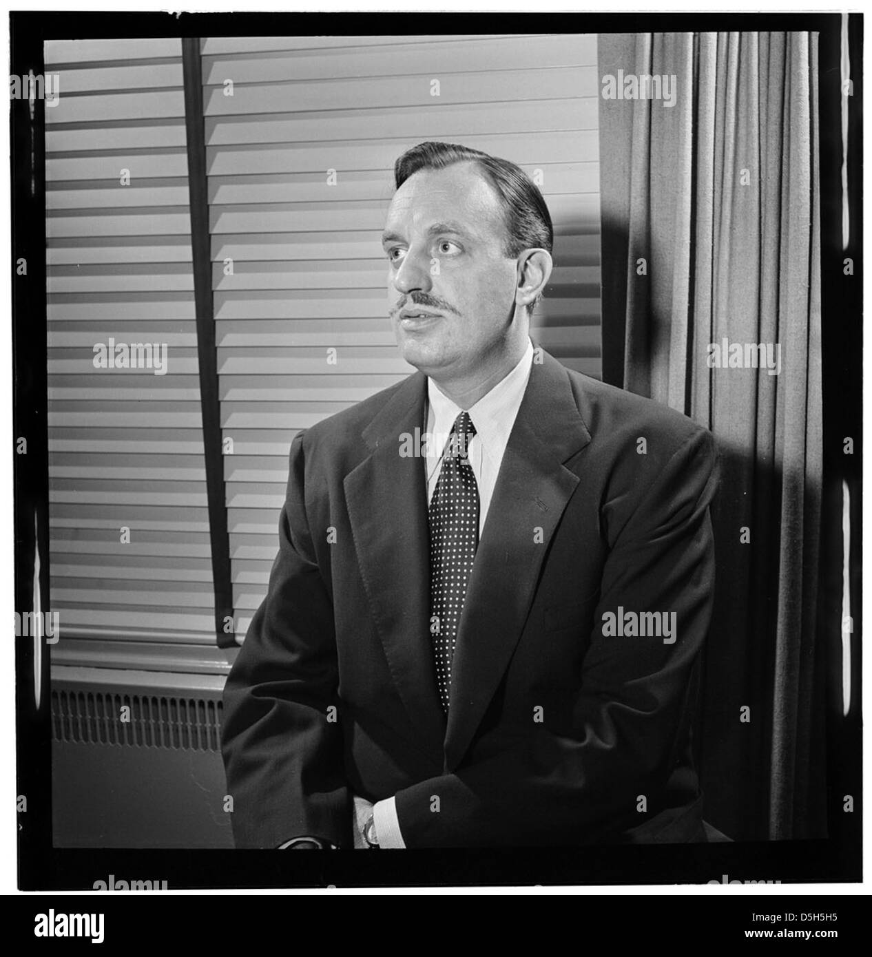 A portrait of Brick Fleagle, a notable jazz guitarist, taken in New ...